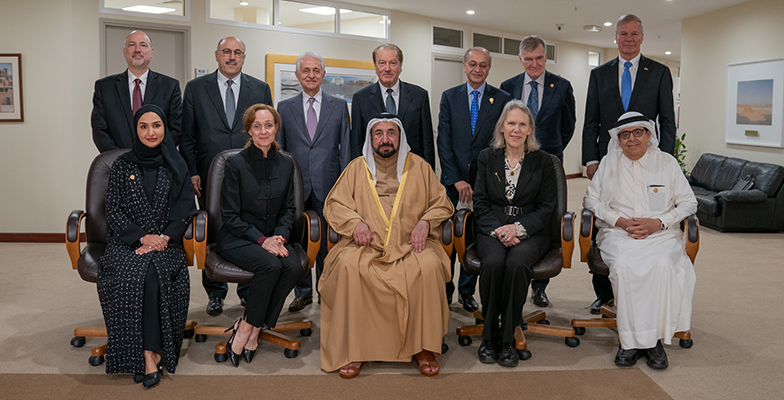 Sharjah Ruler chairs AUS board meeting | American University of Sharjah