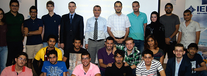 AUS professor one of eight IEEE distinguished lecturers in the world ...