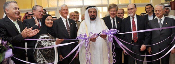 Sultan visits AUS Club Fair | American University of Sharjah