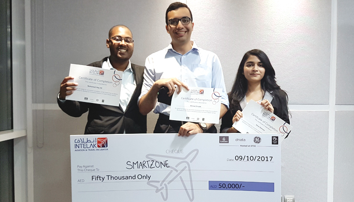 AUS engineering students win first place in Intelak Aviation & Travel ...