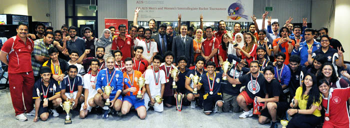AUS hosts 8th Intercollegiate Racket Tournament | American University ...