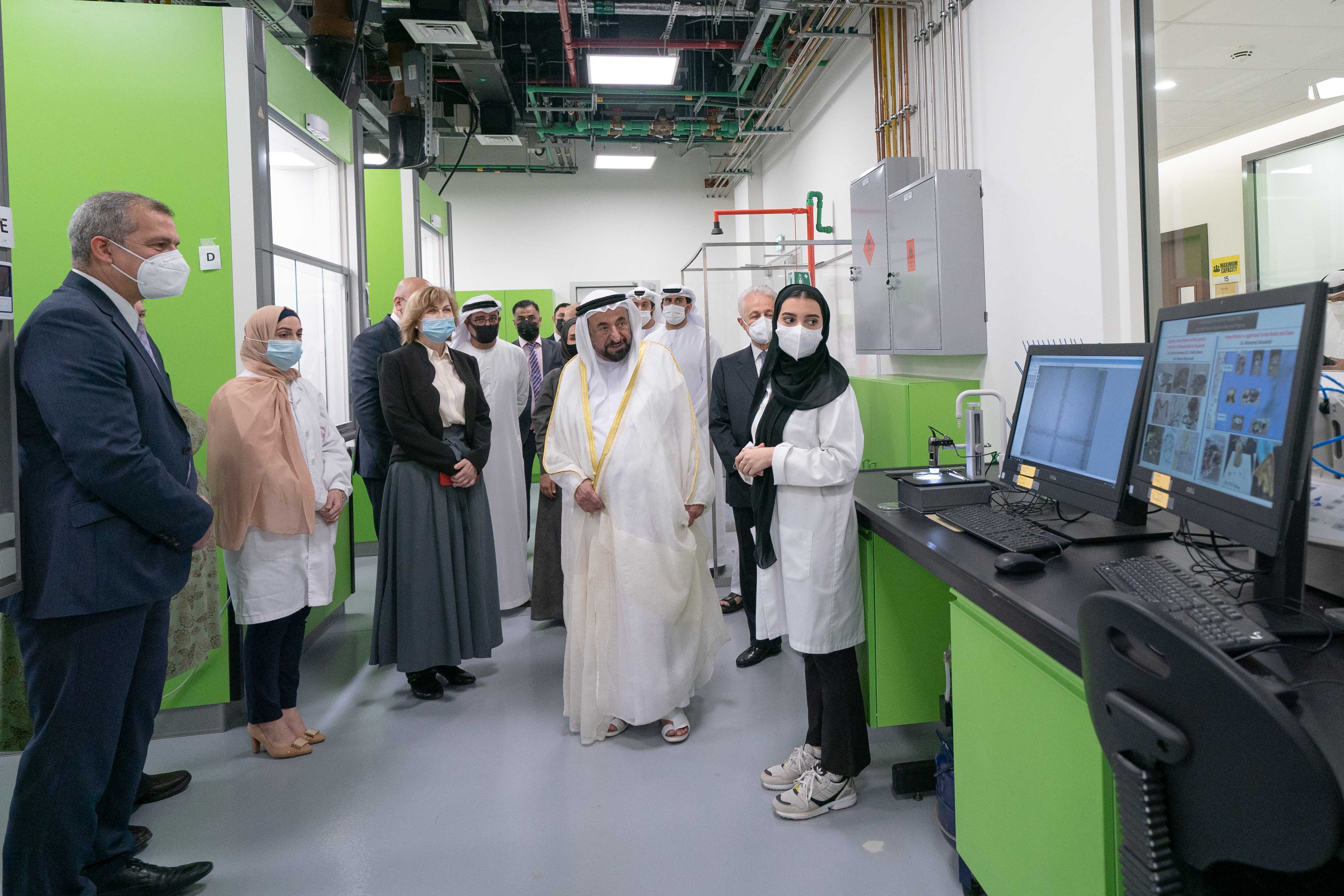 Sharjah Ruler inaugurates chemistry and biology laboratories at AUS ...