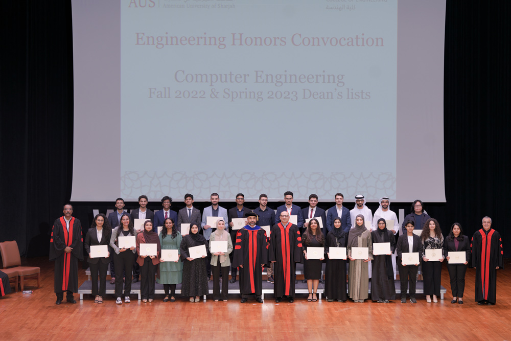 AUS College of Engineering celebrates Dean’s List students at Honors ...