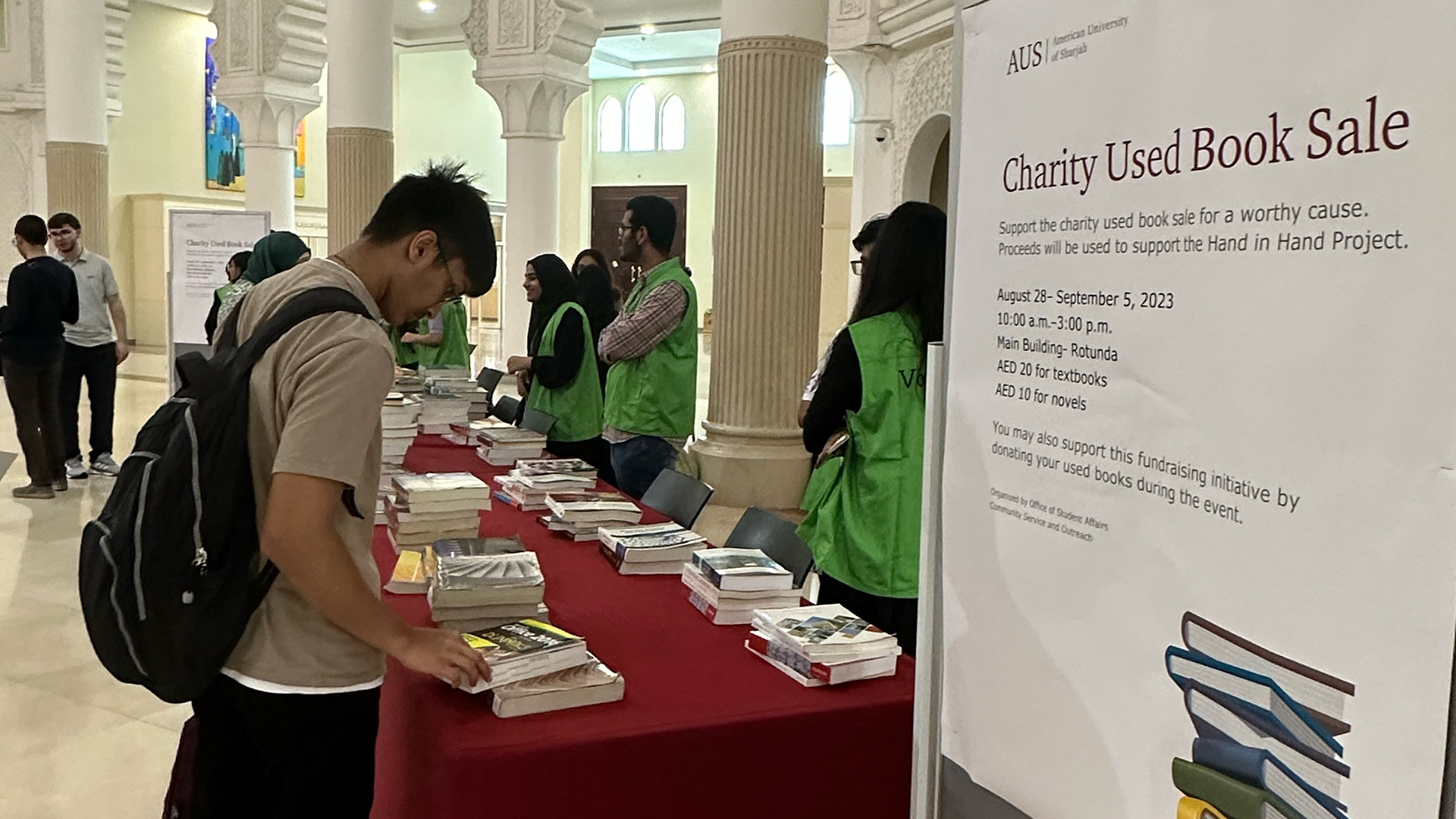 AUS’ Used Books Sale initiative supports students and community ...