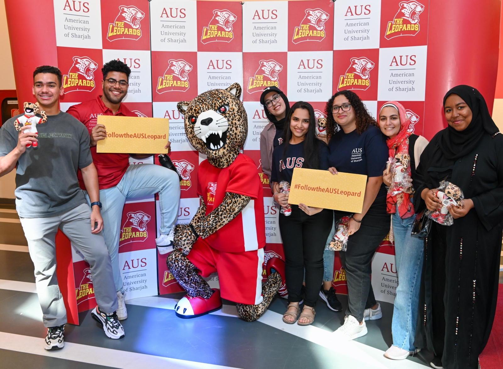 Campus community celebrates inaugural AUS Leopards Day | American ...