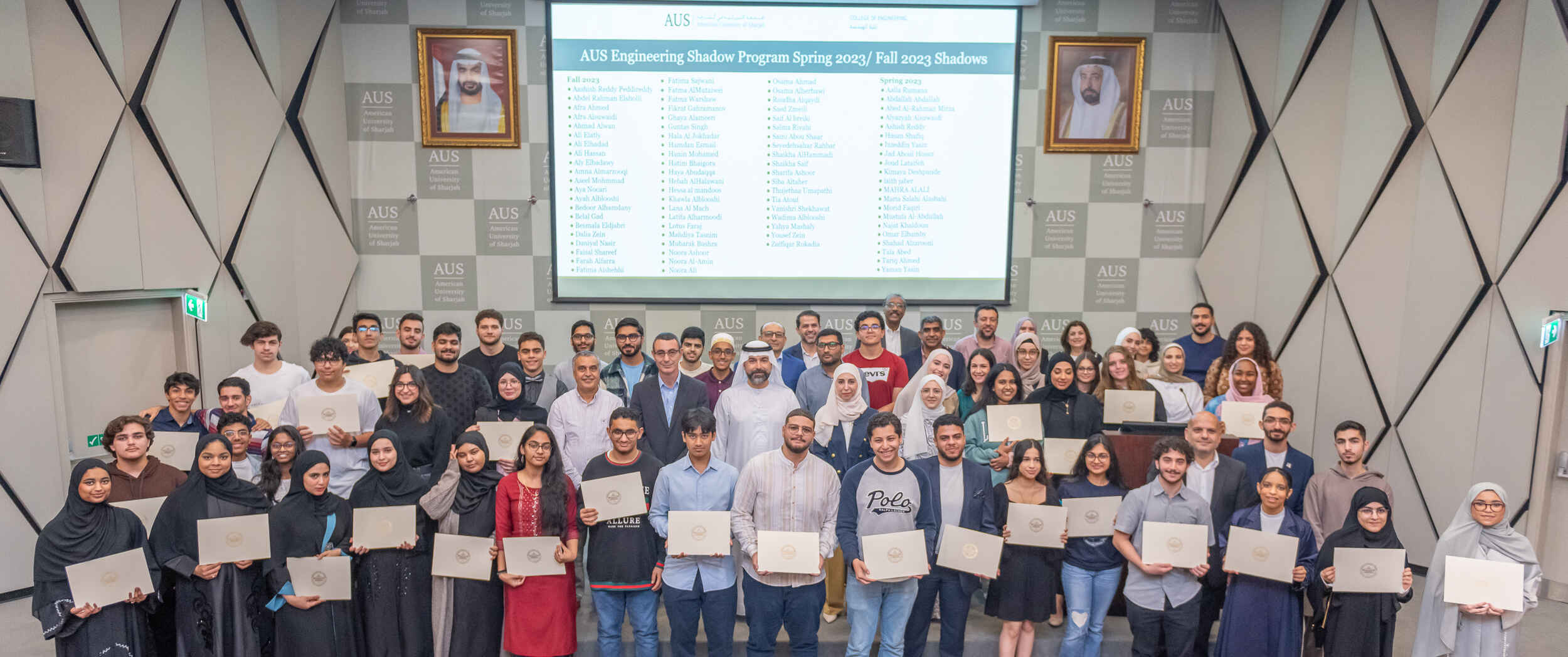 AUS celebrates engineering shadow mentorship for high school students ...