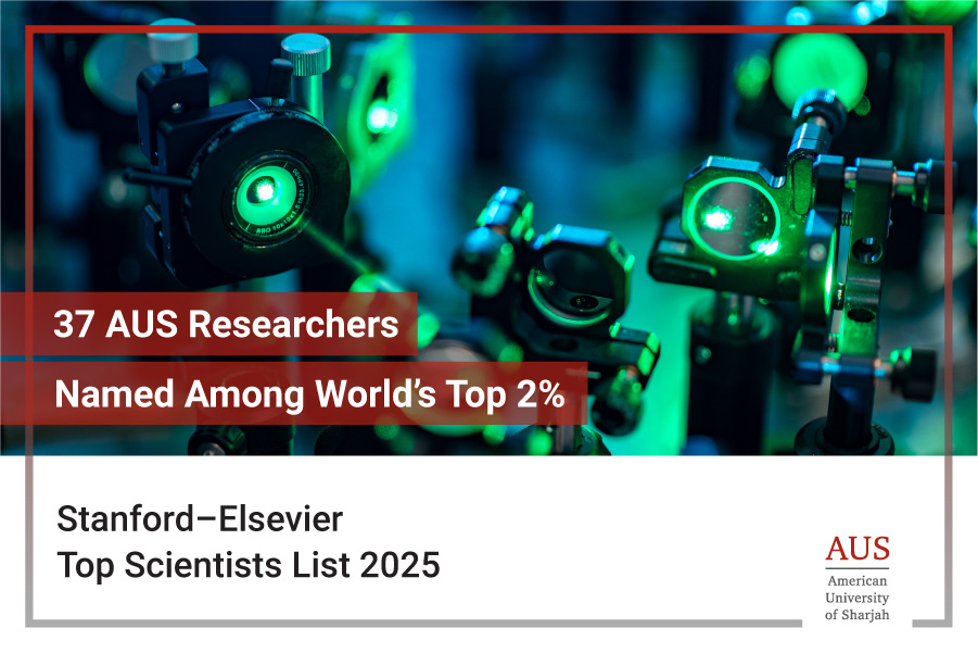 AUS researchers named among world’s top 2% in Stanford–Elsevier List ...