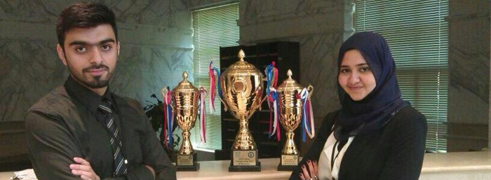 AUS team wins three trophies in debate championship | American ...