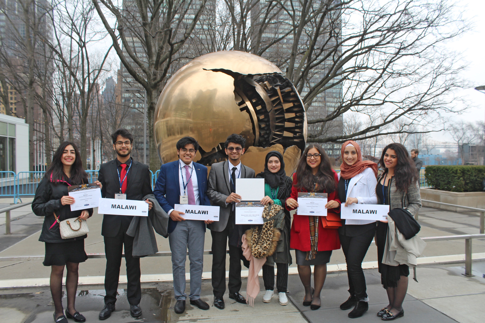 AUS delegation wins accolades at NMUN 2018 held in New York | American ...