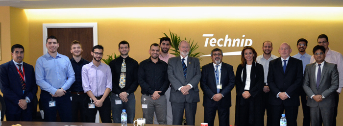 AUS Chancellor visits Technip in Abu Dhabi | American University of Sharjah