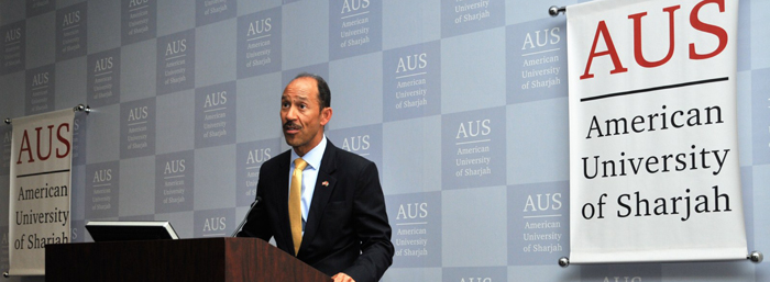 US Ambassador to the UAE delivers lecture on entrepreneurship at AUS ...