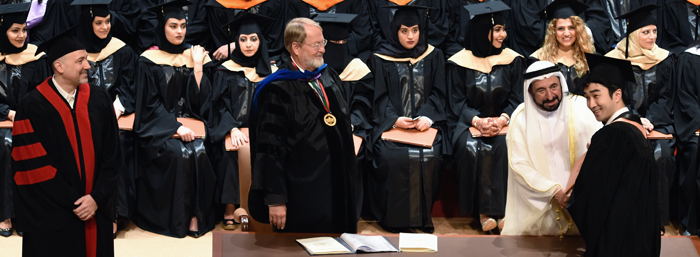 Sharjah Ruler shares research and development plans at AUS Fall 2015 ...